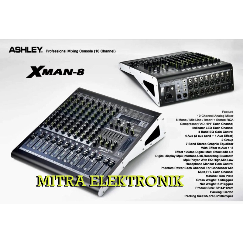Jual MIXER ASHLEY XMAN 8 CHANNEL 2024 / Mixer Ashley 8 channel Xman8 ... Jual MIXER ASHLEY XMAN 8 CHANNEL 2024 / Mixer Ashley 8 channel Xman8 ...