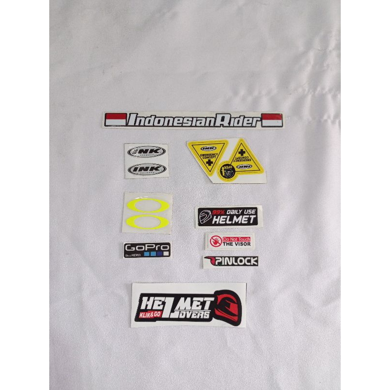 Jual Stiker Set visor Helm Ink | Shopee Indonesia