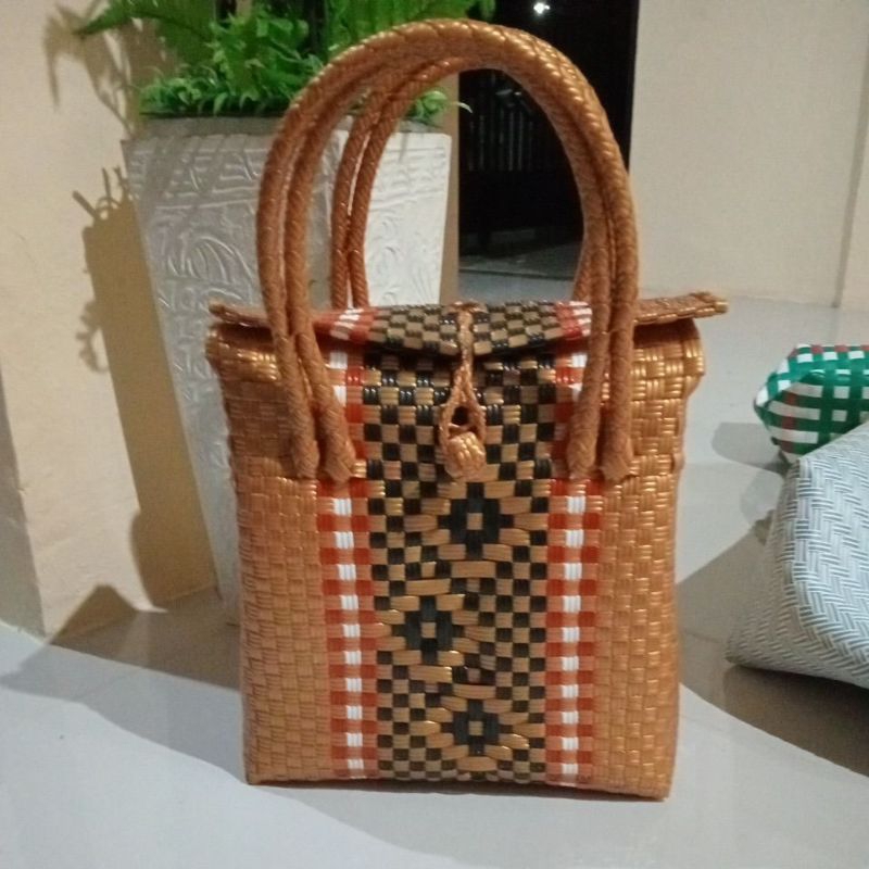 Jual KOPER ANYAMAN MOTIF MATIK/Box jali premium motif batik handle ...