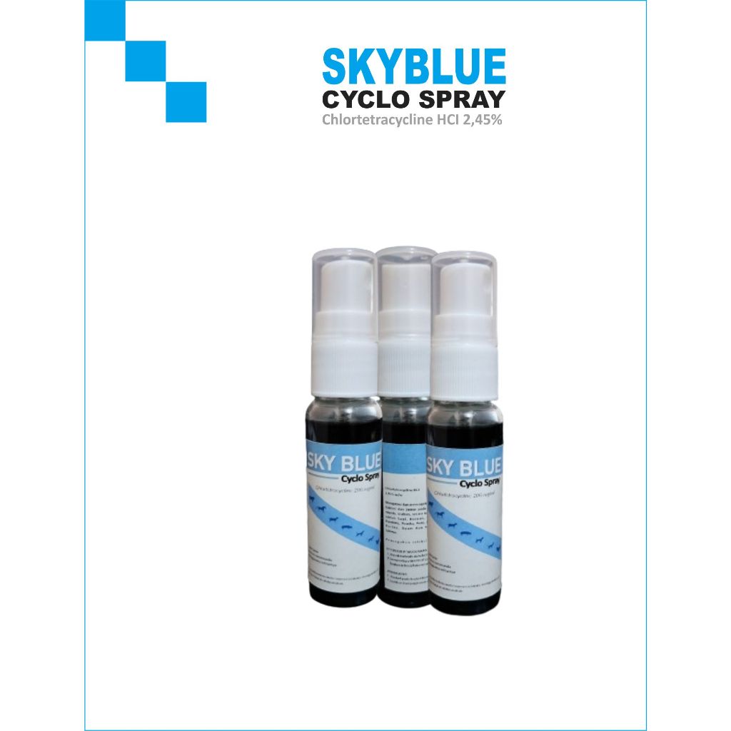Jual Sky Blue - Cyclo Spray Obat Luka Hewan | Shopee Indonesia
