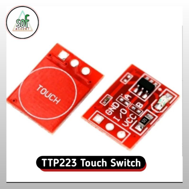 Jual TTP223 Modul Tombol Sentuh Capacitive Key Module Touch Sensor ...