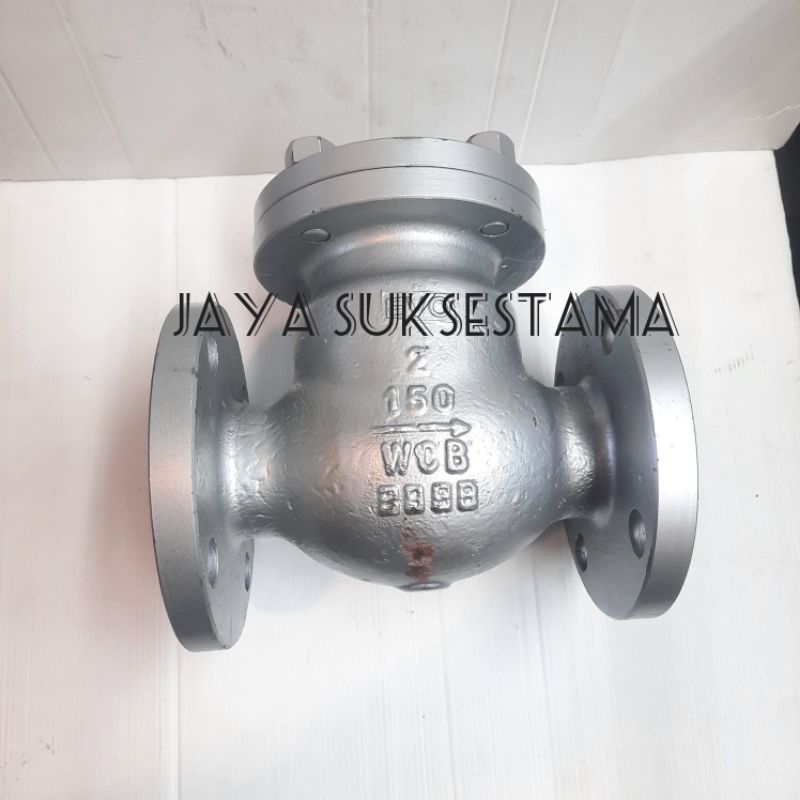 Jual Swing Check Valve WCB ANSI 150 6" inch Klep Tabok WCB #150 DN 150 | Shopee Indonesia
