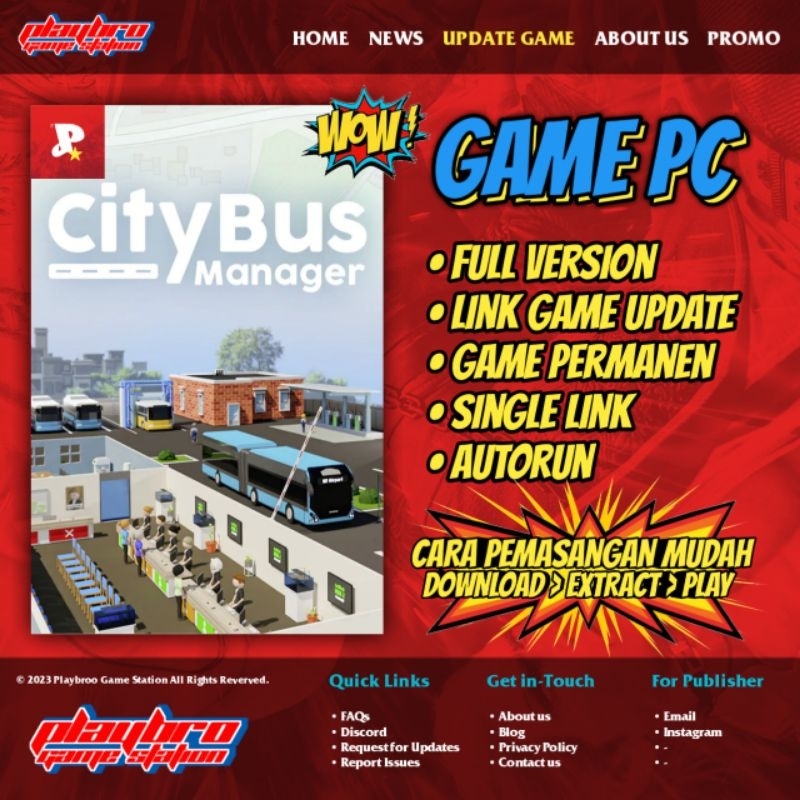 Jual City Bus Manager - Game PC/Laptop (Download to Play Bro!) | Shopee ...
