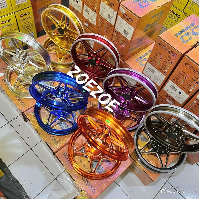 Jual DELKEVIC VELG RACING X1 SERIES MIO SPORTY/ MIO M3 / BEAT/SCOOPY ...