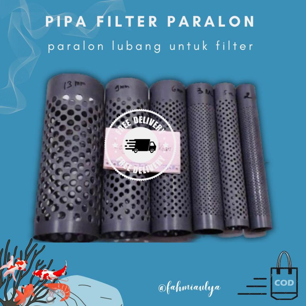 Jual PIPA FILTER PARALON + TUTUP BERLUBANG Ukuran 1,5inch--3/4 inch ...