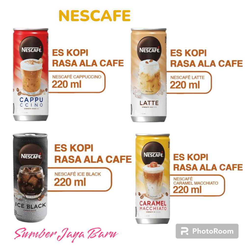 Jual Nescafe Coffee Kaleng | 1 x 220 Ml | Kopi | Shopee Indonesia