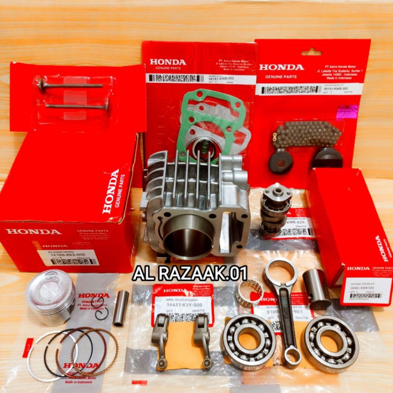 Jual PAKET BLOK SEHER KOMPLIT 8, Aitem Honda Revo fi injeksi 110cc K03 | Shopee Indonesia