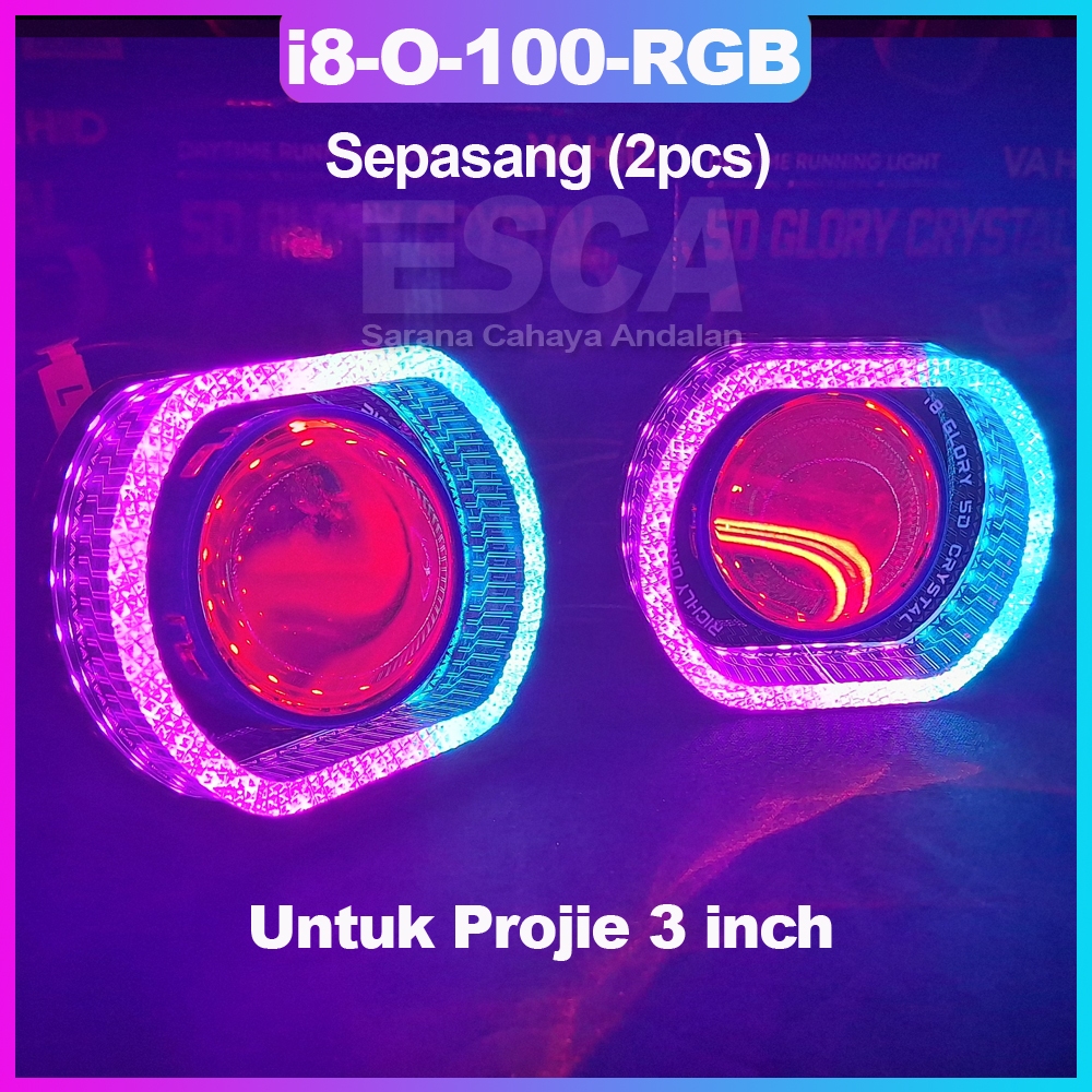 Jual 5D Premium Shroud Crystal Angel Eyes RGB Matrix Glory Vietnam Style Vahid Bluetooth Apps ...