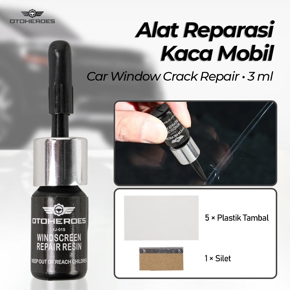 Jual Lem Kaca Retak Alat Reparasi Kaca Mobil Retak Lem Transparant0 ...