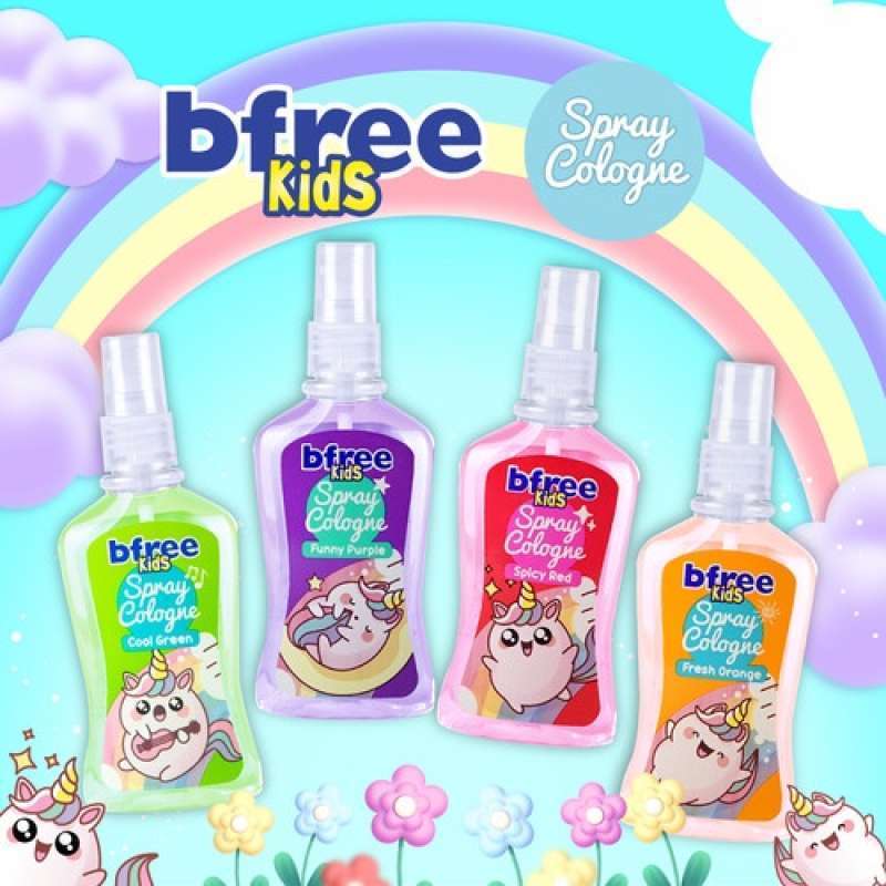 Jual Bfree Kids Cologne | Spicy Red | Cool Green | Fresh Orange | funny ...
