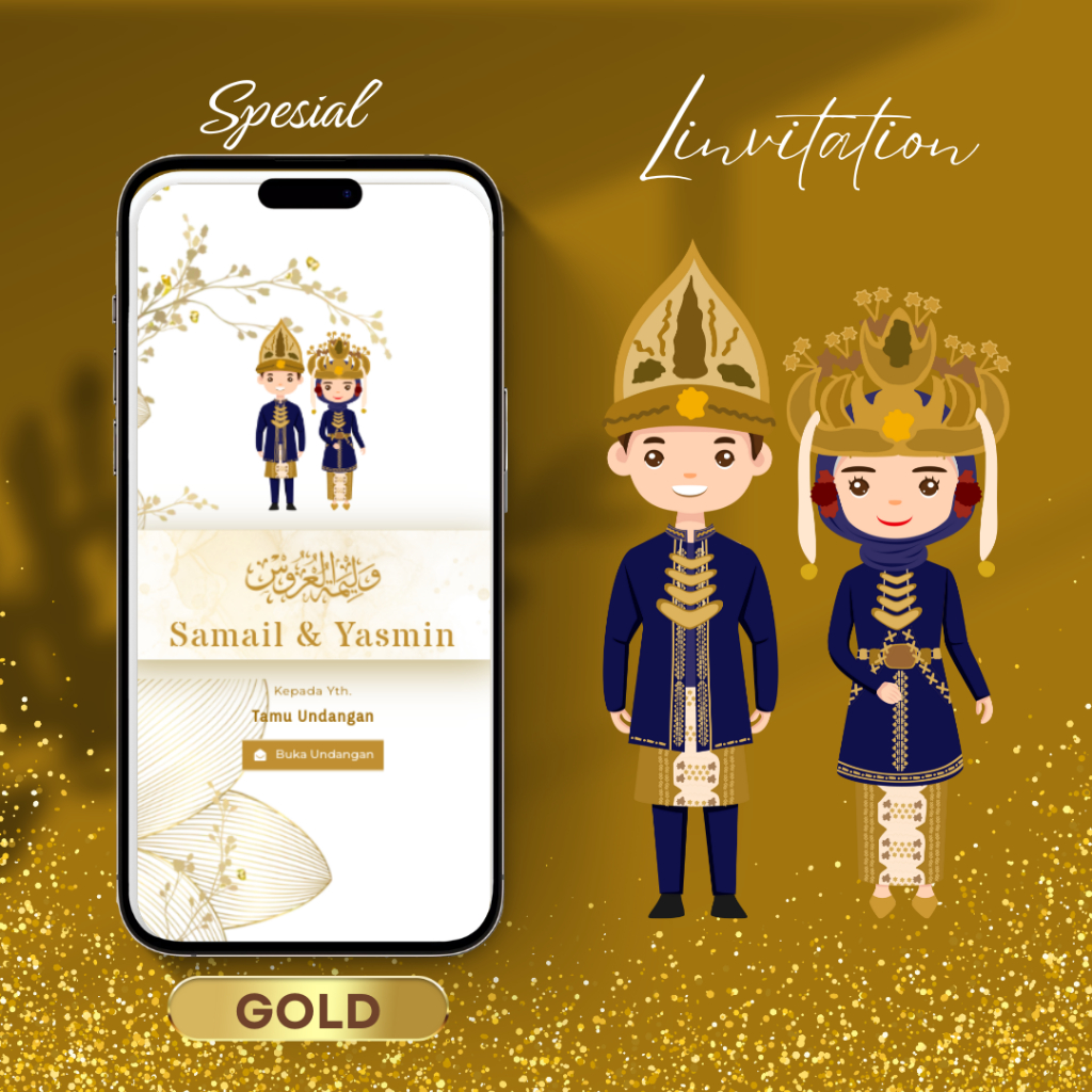 Jual Undangan Pernikahan Web Digital Premium Linvitation - Tema 08 ...