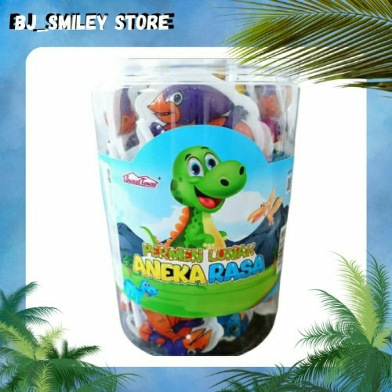 Jual LIANGGUI Dinosaurus Mixed Fruit Flavour Gummy | Permen Lunak ...