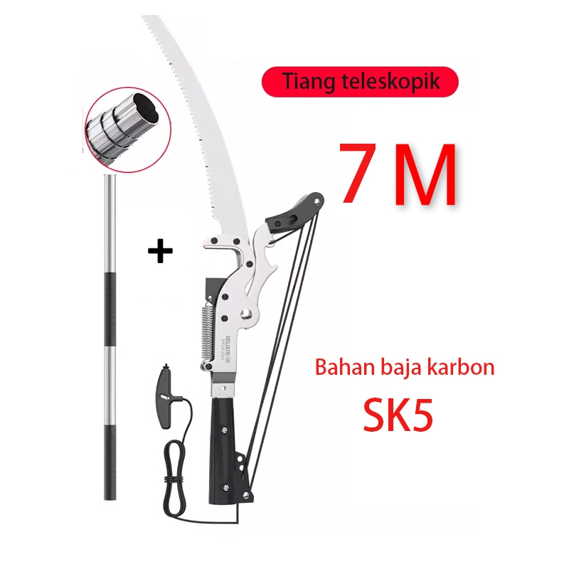 Jual Teleskopik Cabang Gunting Pemotong Gunting Dahan Tarik Pisau Tali Multifungsi Gergaji Graji ...