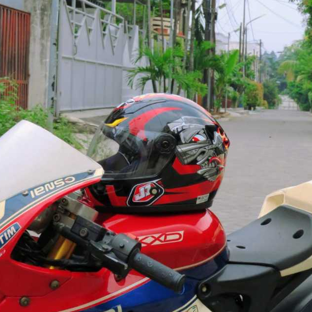 Jual Helm anak / helm full face anak cowok / Helm Scott full face anak ...