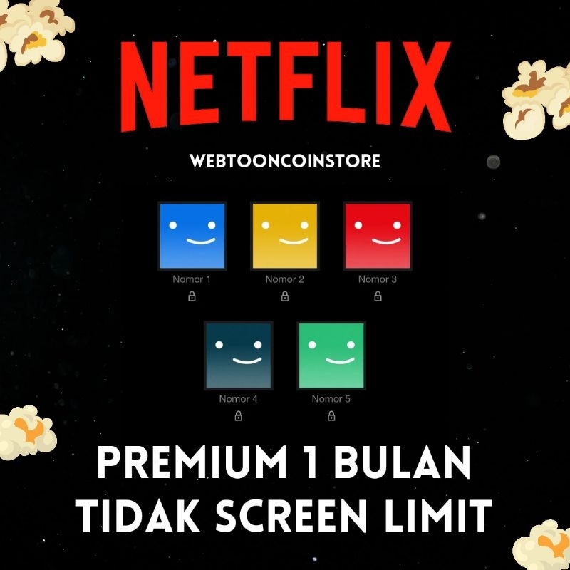 Jual Netflixxx Premium 4k Ultra Hd 1 Bulan Puas Nonton Shopee Indonesia