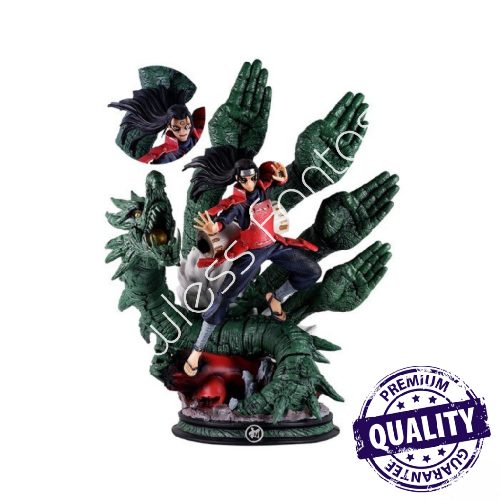 Jual Naruto First Hokage Hashirama Senju Tie Down Piece Anime Statue ...