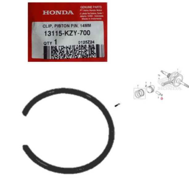 Jual Clip Pin Piston / Kuncian Pin Pen Piston 14mm ADV | PCX 150 | PCX ...