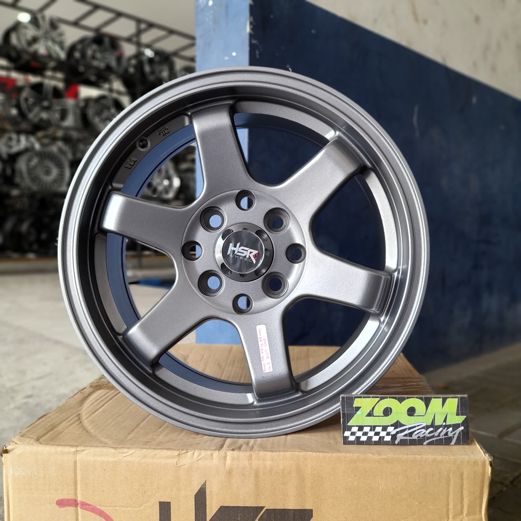Jual Velg Mobil HSR TE37 Pelek Brio, Jazz, City R14x6 Et35 Pcd 4x100 ...