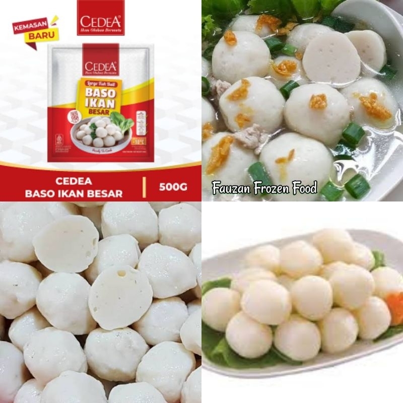 Jual Cedea Fishball Cedea Baso Ikan Besar 500gram | Shopee Indonesia