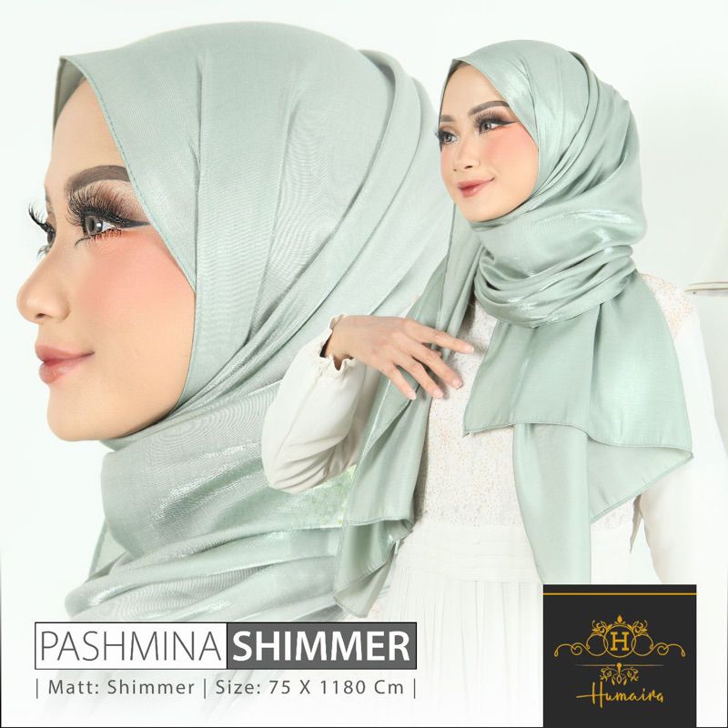 Jual Hijab Pashmina Shimmer Silk Premium premium || Hijab Shimmer ...