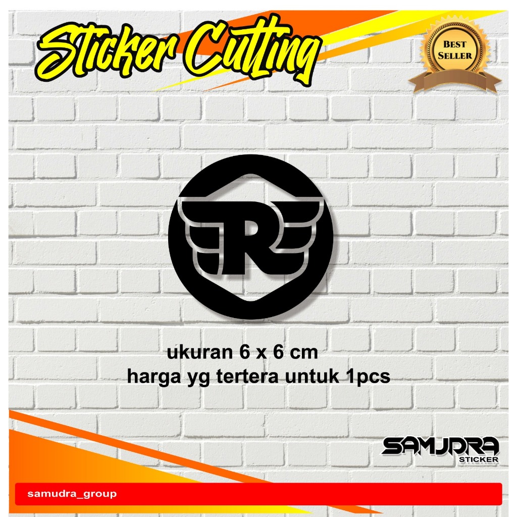 Jual Sticker cutting stiker logo royal enfield bulat variasi motor ...