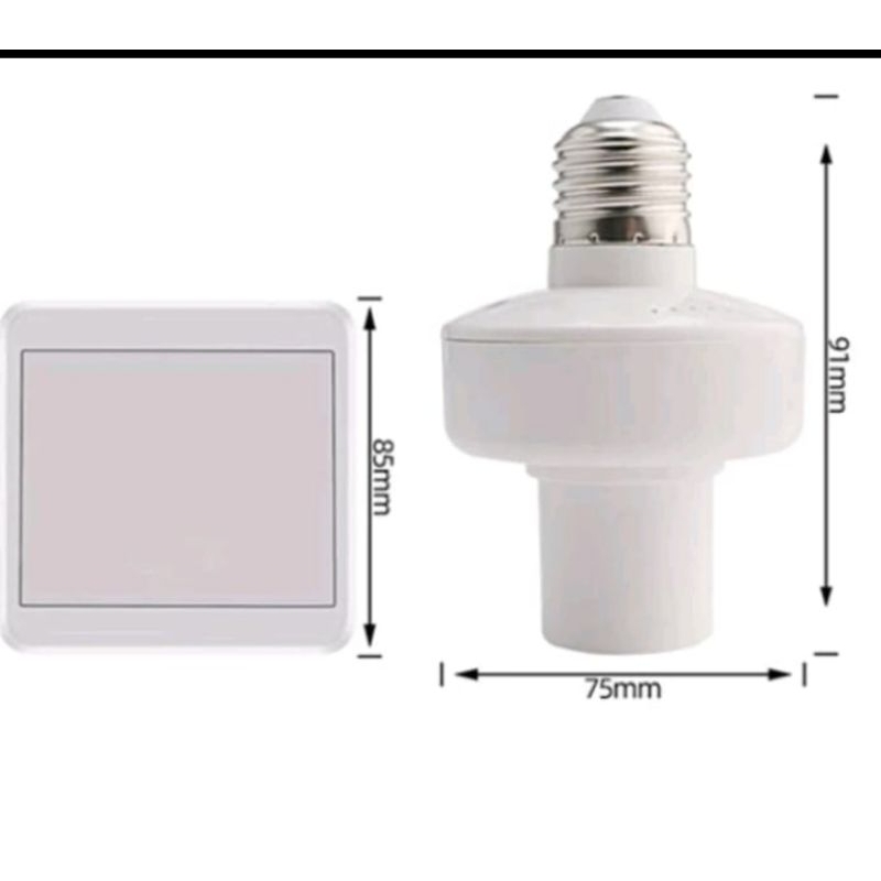 Jual Fitting Lampu Saklar Remote Wireless E27 220V | Shopee Indonesia