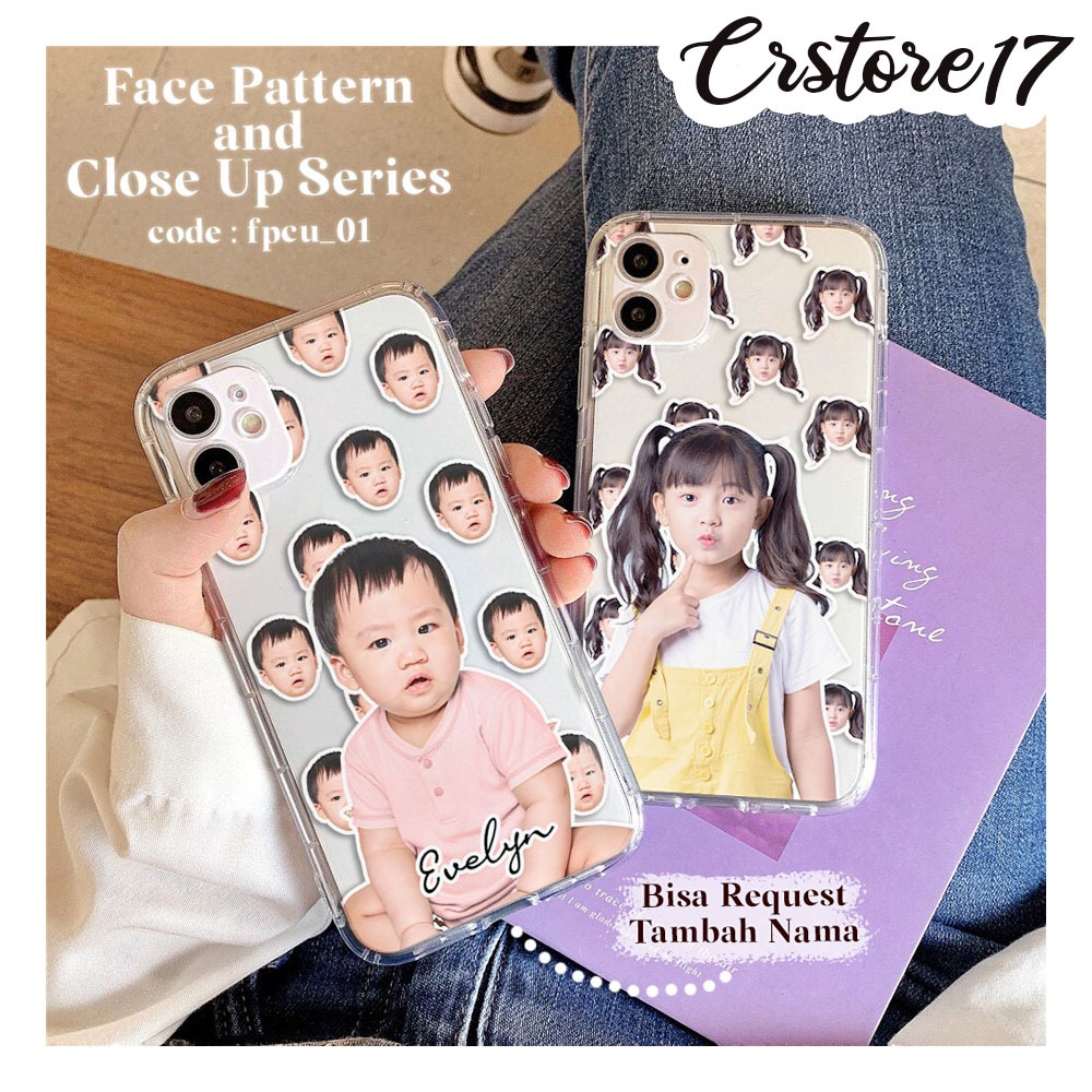Jual CASE CUSTOM FACE PATTERN CLOSE UP / CASING PATTERN FOTO KODE FPCU ...
