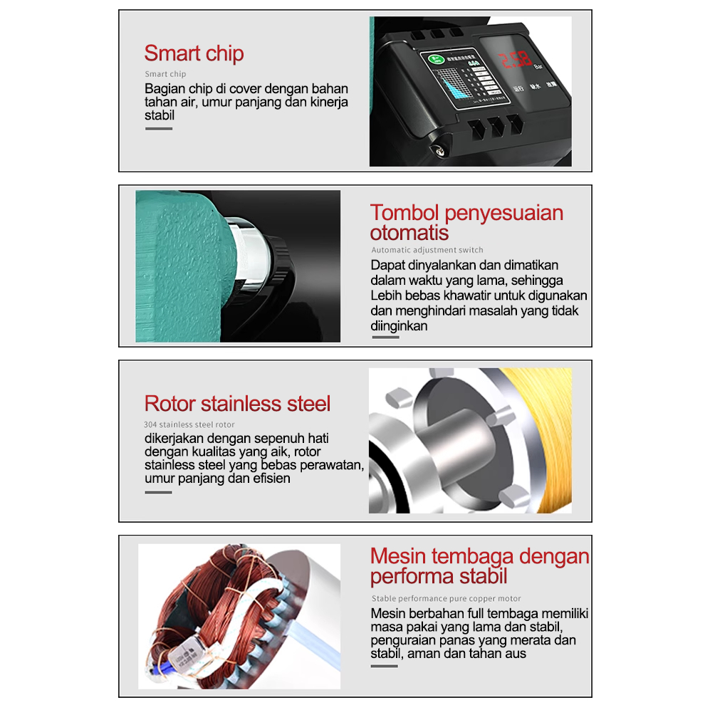 Jual Pompa air Otomatis/Mesin Pompa Air/Pompa Air /Listrik Pompa ...