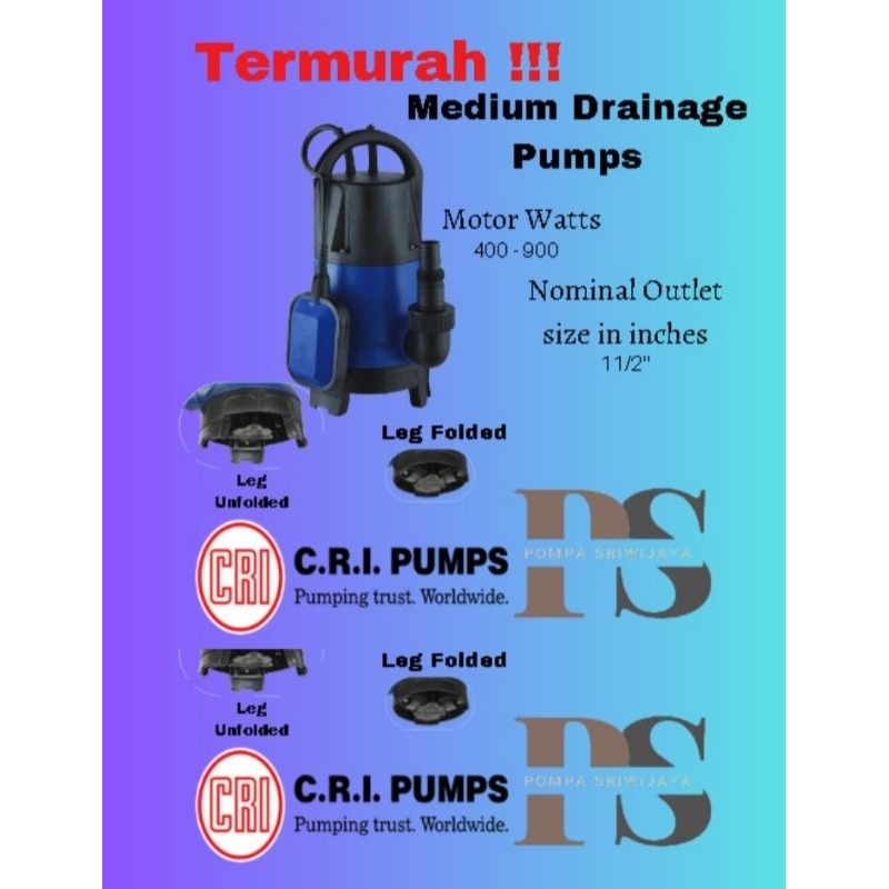 Jual Pompa Air Limbah CRI Drainage Mini MP Series | Shopee Indonesia