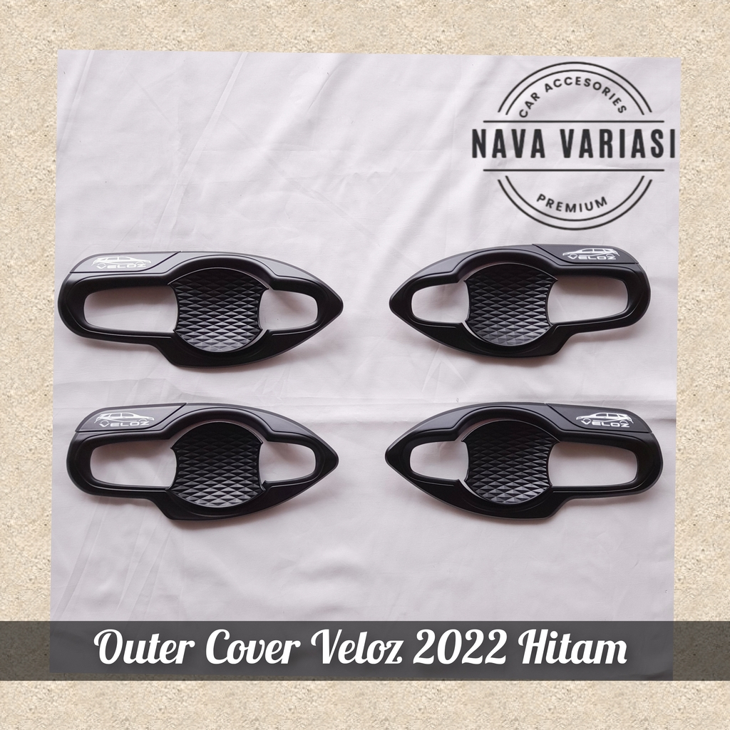 Jual Outer Cover Mangkok Pintu Mobil All New Veloz 2022 - 2023 hitam | Shopee Indonesia