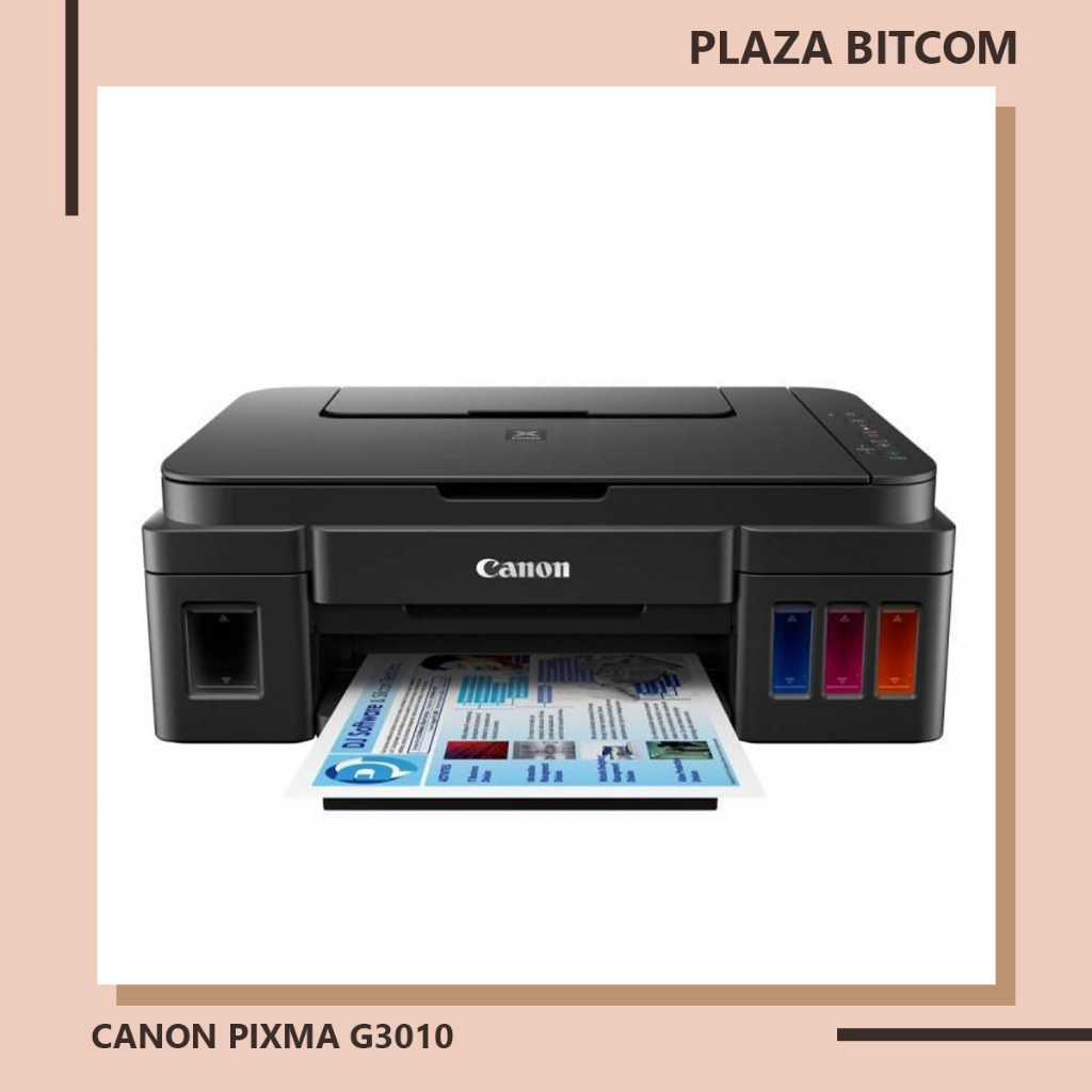 Jual Printer Canon Pixma G3010 All in One Print Scan Copy | BITCOM ...