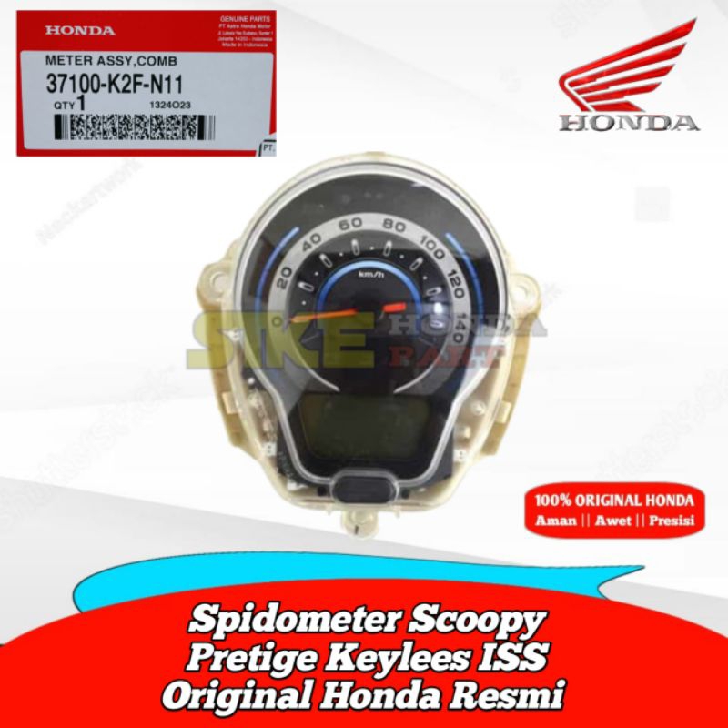 Jual 37100-K2F-N11 Spidometer Scoopy Prestige Keylees ISS 2021 - 2023 ...