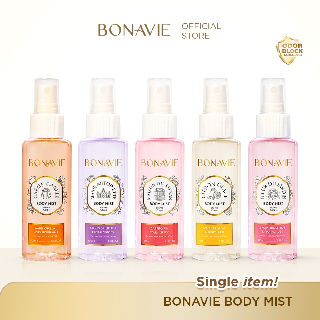 Jual [Single] Bonavie Body Mist 100ml | Shopee Indonesia