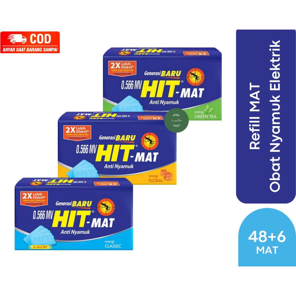 Jual HIT MAT ISI ULANG 48+6pcs (belum termasuk alat) | Shopee Indonesia
