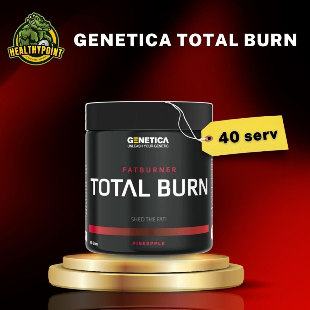 Jual Genetica Total Burn 40 Servings 100 gram FAT BURNER | Shopee Indonesia