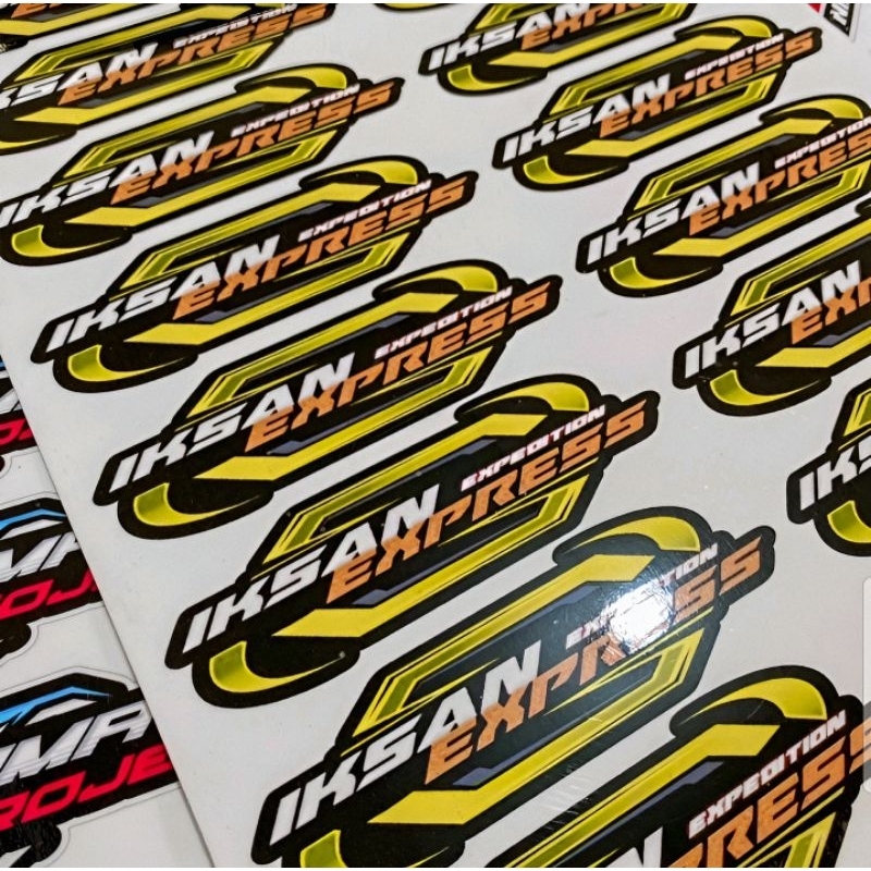 Jual Cetak Sticker Vinyl Ukuran A3 Lembaran + Laminasi Glossy | Shopee ...