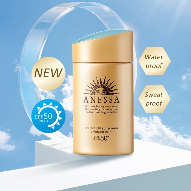 Jual Anessa - Perfect UV Sunscreen Skin Care Milk SPF 50+ PA++++ 60ml original - Sunscreen Kulit ...