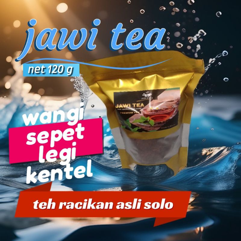 Jual teh solo racikan jawitea 120g,wangi sepet legi kentel || cocok ...