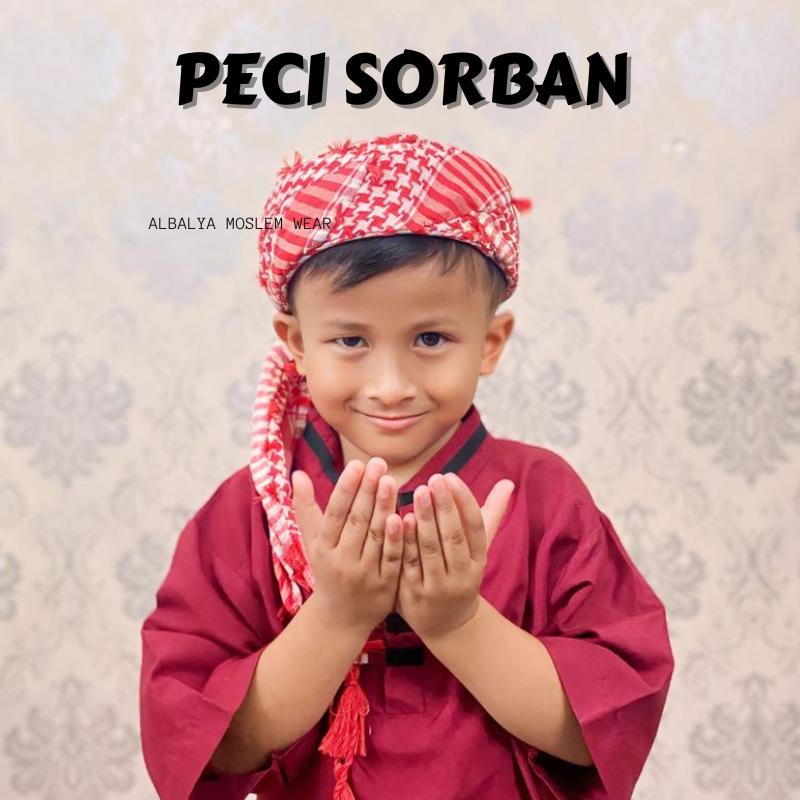 Jual PECI SORBAN ANAK ANAK ISTANT PRAKTIS - SURBAN IMAMAH PERMANEN ANAK ...