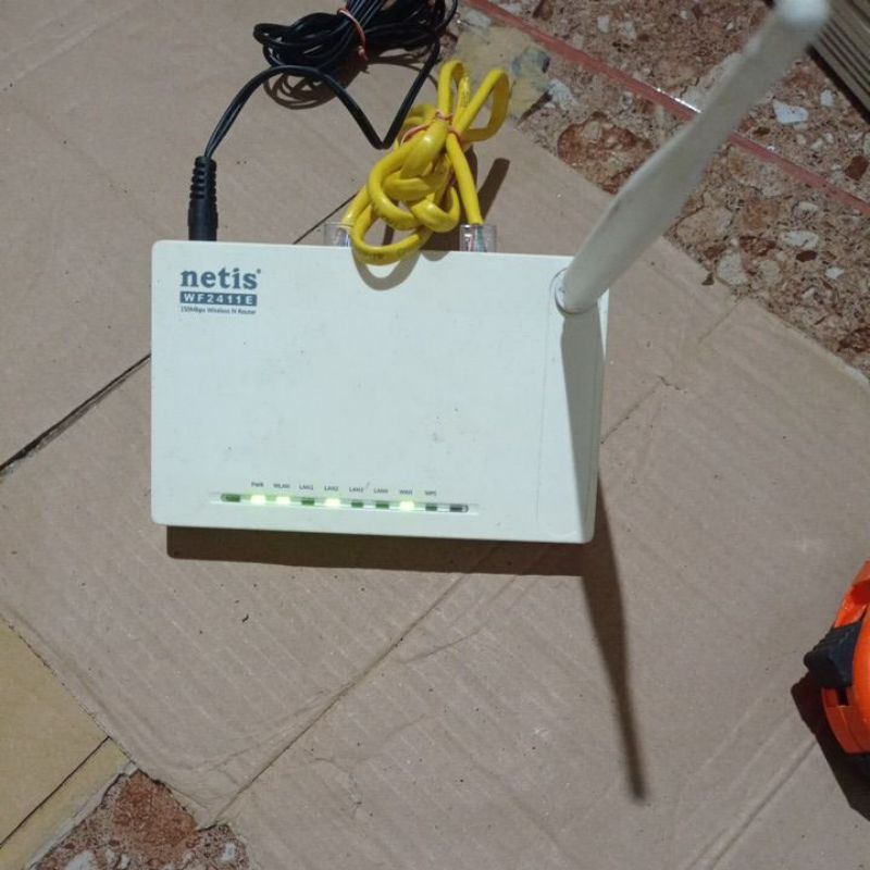 Jual ROUTER NETIS W2411E ANTENA 1 RT RW NET HOTSPOT PPPOE VOUCHERAN | Shopee Indonesia