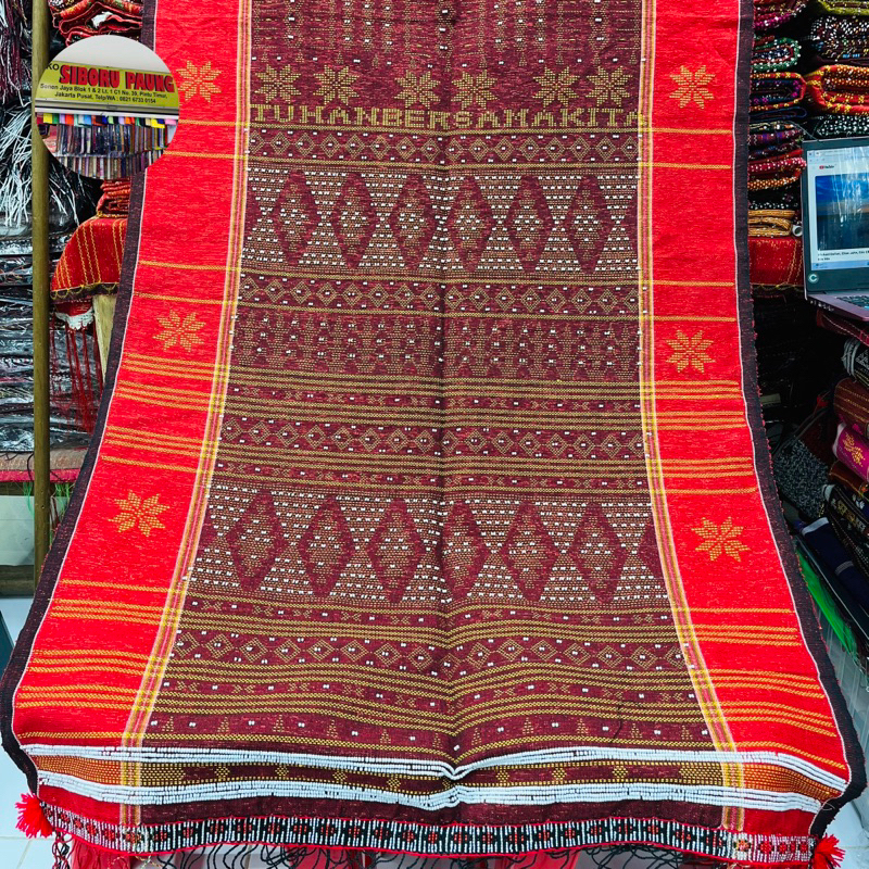 Jual Ulos Sadum Raja Jumbo Ulos Sadum Toba Untuk Boru dan Bere | Shopee Indonesia