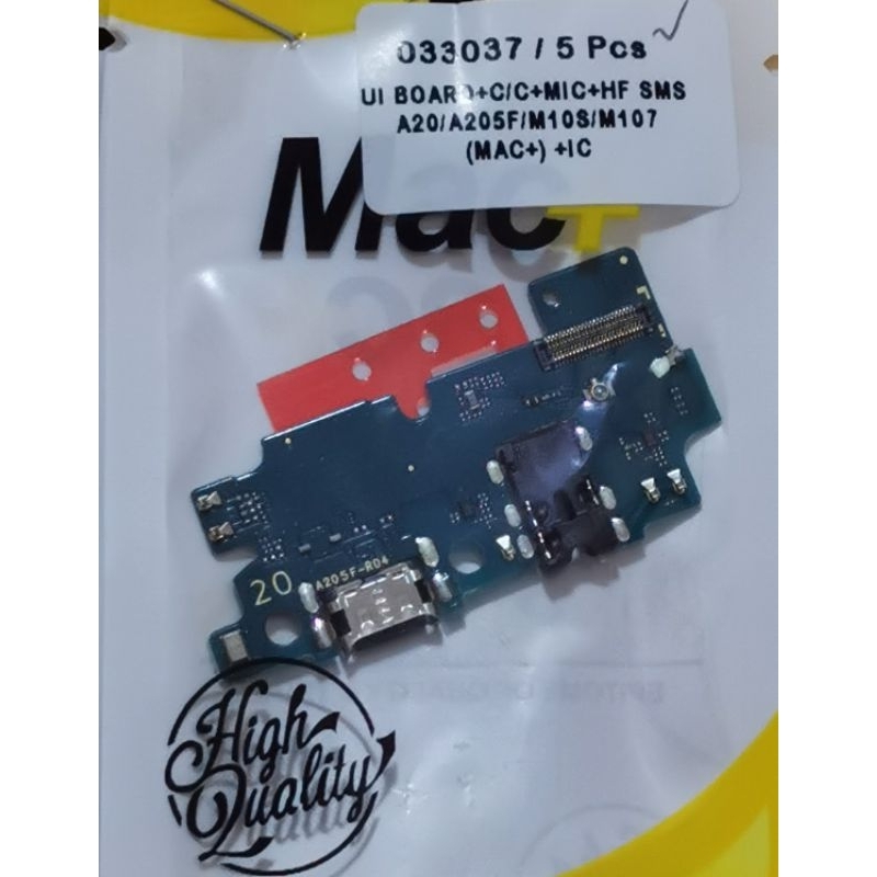 Jual papan cas Ui board konektor charger samsung A20/A205f original ...