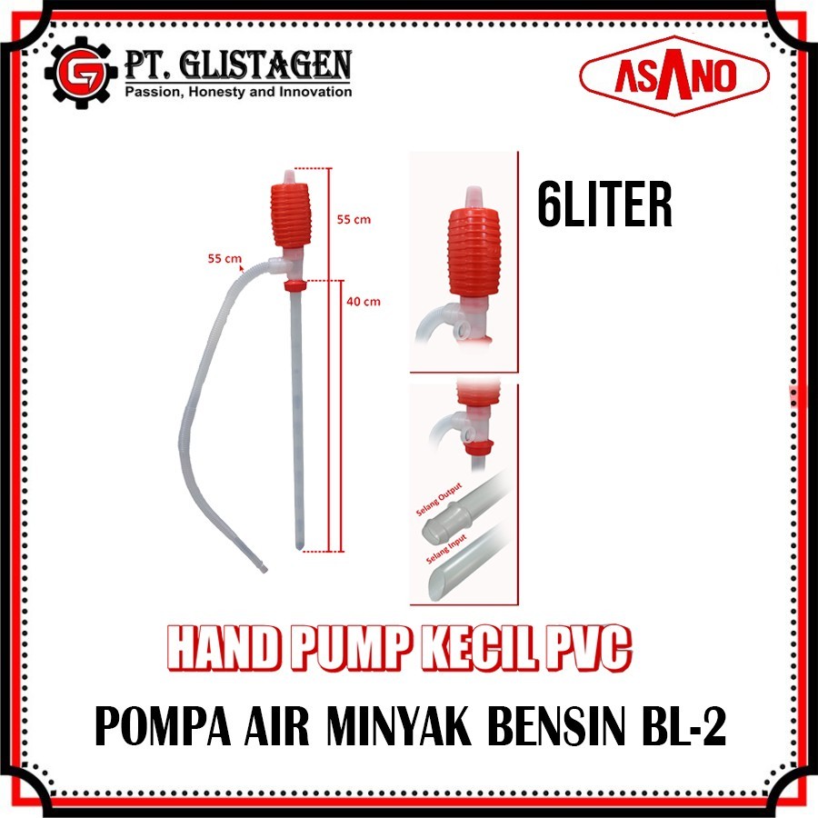 Jual Asano Pompa Kocok Drum Model Toyo Japan Hand Pump Plastik 6L ...