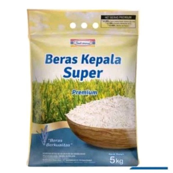 Jual Beras Kepala Super Premium 5kg | Shopee Indonesia