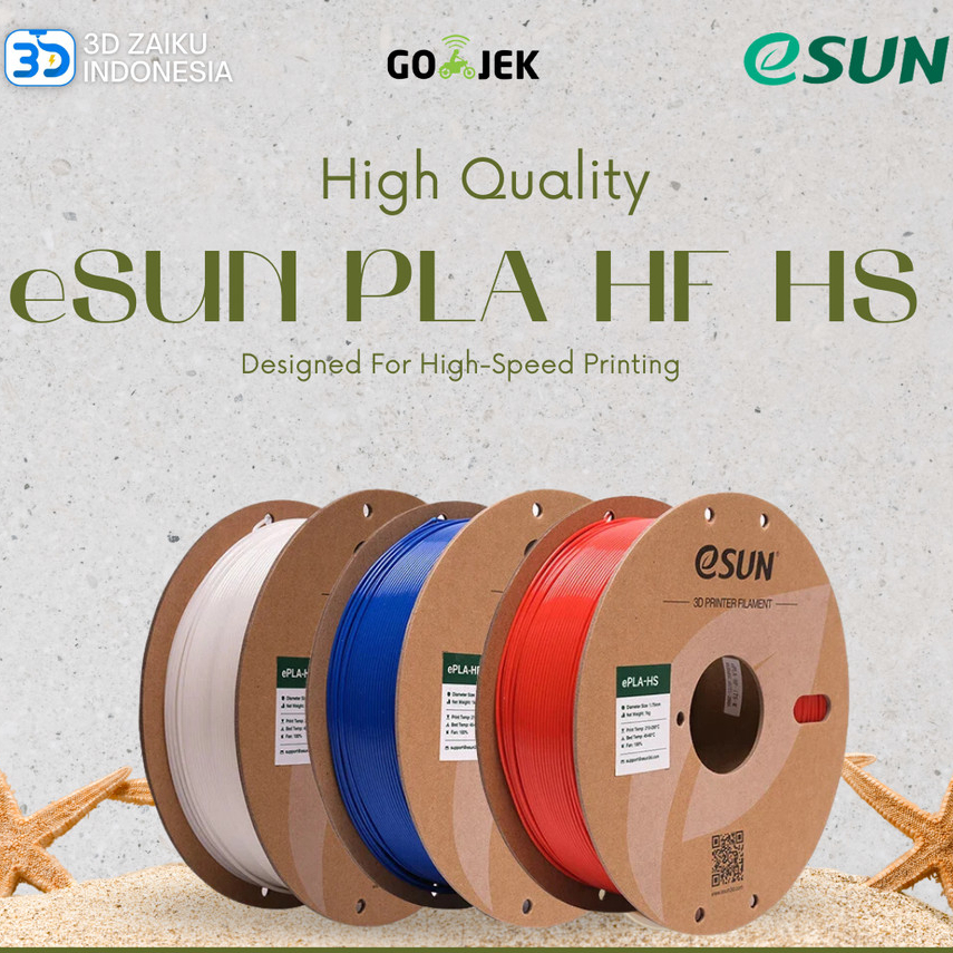 Jual eSUN PLA HF HS 3D Filament High Speed Flow Support 3D Printer Klipper | Shopee Indonesia