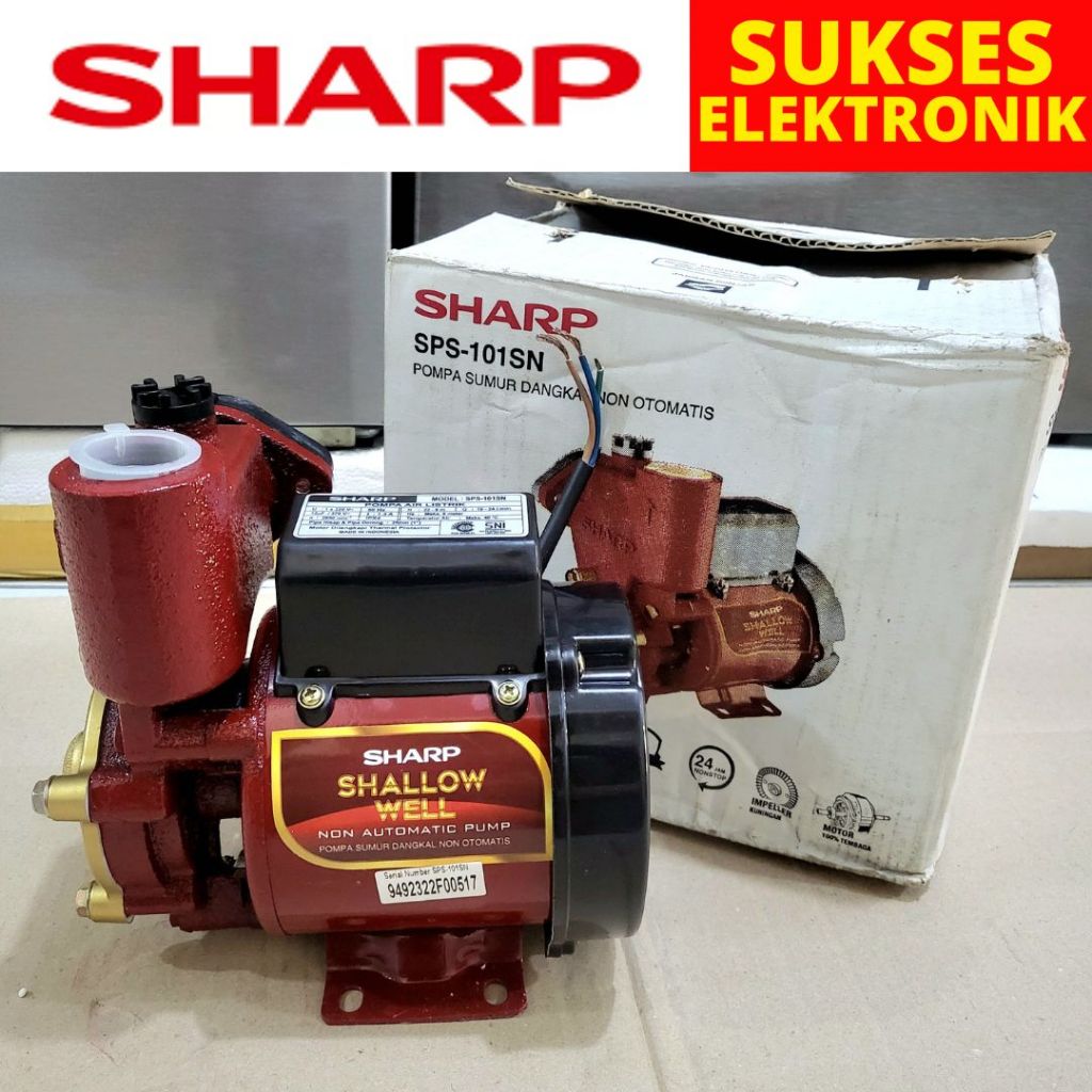Jual POMPA AIR SHARP SPS-101SN / POMPA SUMUR DANGKAL | Shopee Indonesia