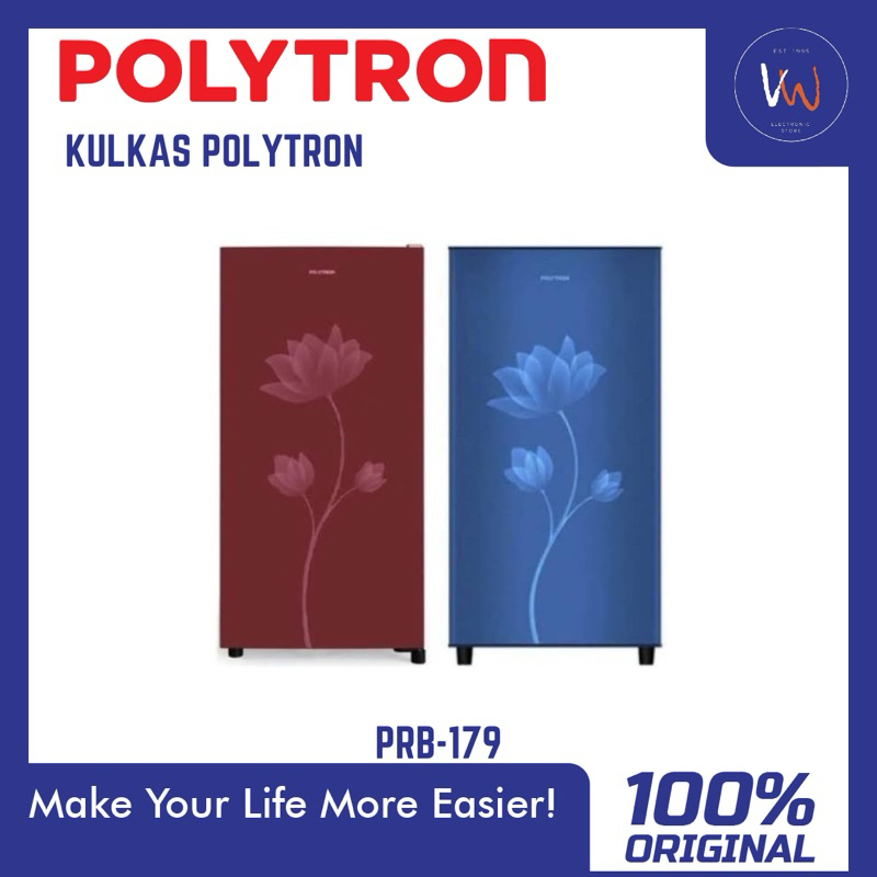 Jual Kulkas 1 Pintu Polytron PRB-179 Kapasitas 170 Liter / Kulkas ...