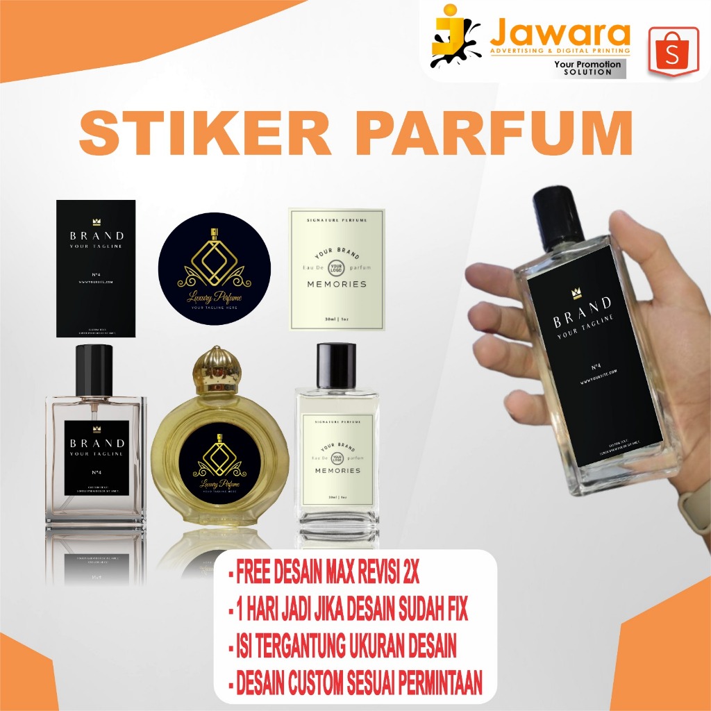 Jual STIKER PARFUM CUSTOM LOGO NAMA FREE DESAIN PONOROGO,MADIUN,MAGETAN ...