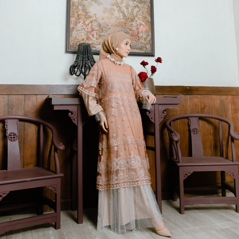 Jual ABINAYA - HELLEN DRESS (SUDAH DAPAT INNER DAN OUTER) | mewah ...
