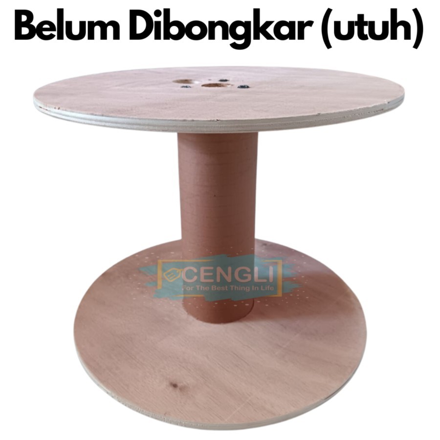 Jual Bobin Gulungan Kabel Coaxial Kayu Triplek Roll Spool Bobbin Cable ...